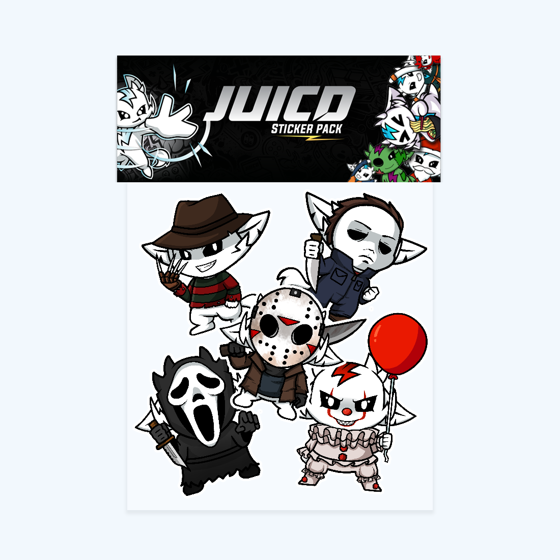 Killers Sticker Pack – JUICD Energy